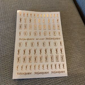 Makeup | Yves Saint Laurent Rose Gold Nail Decals | Poshmark